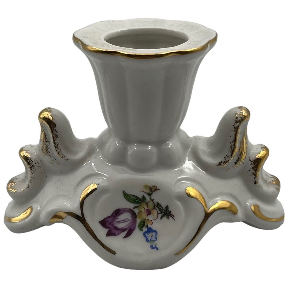 Подсвечник "Цветы" фарфор, 1972-1977 гг, Porzellanfabrik Friedrich Eger & Co (Martinroda), Германия