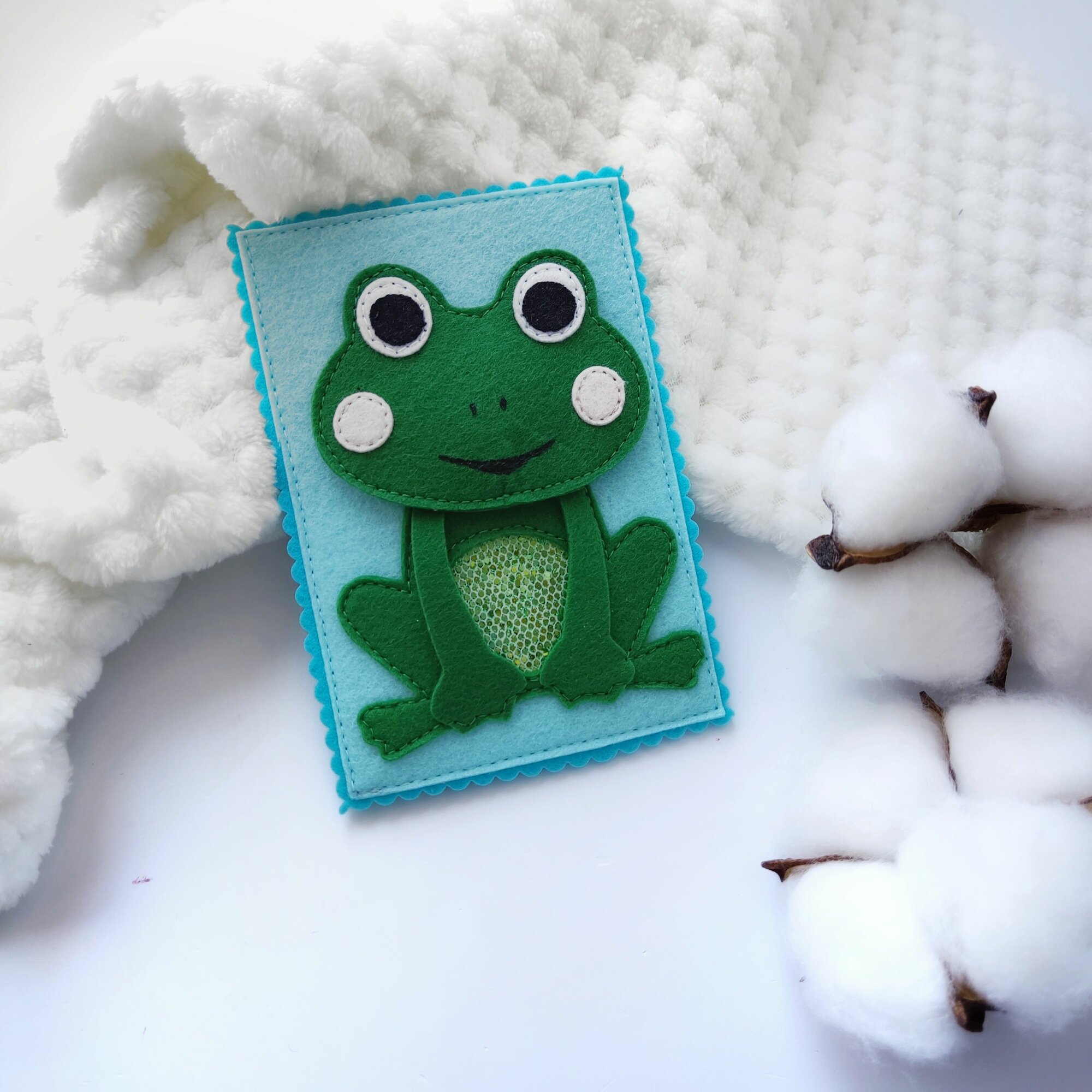 Открытка для денег / конверт для денег "Лягушка"