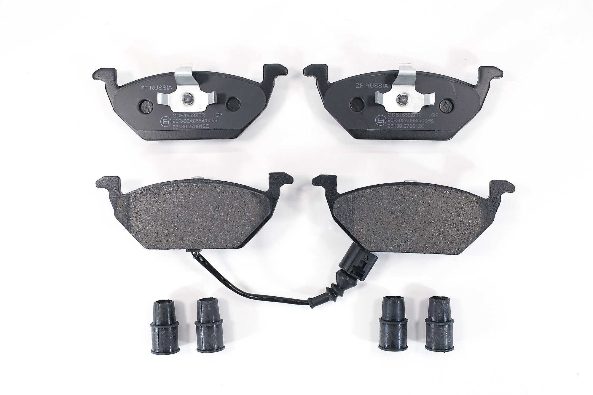Колодки передние для VAG A3 Octavia Yeti Golf V VI CAUDIdy III all 04- ZF Russia GDB1658 ZFR