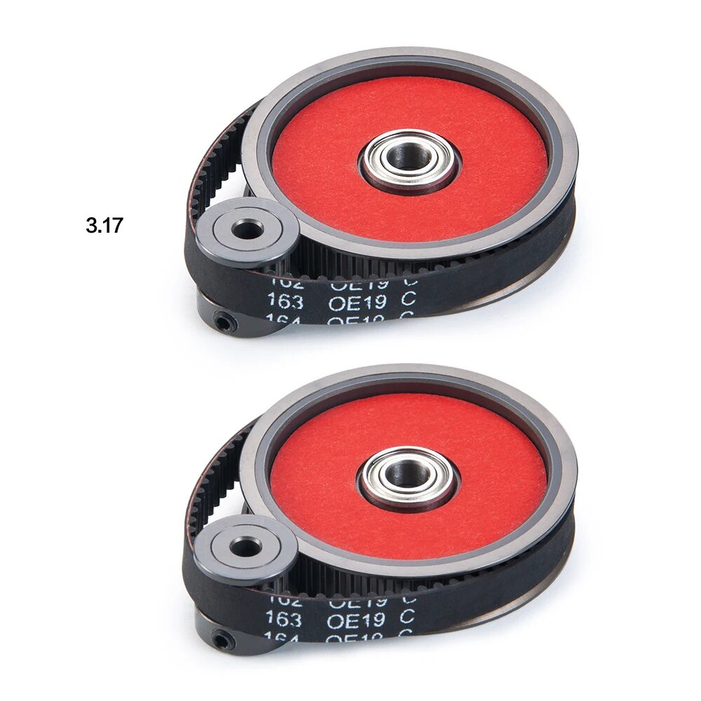 AXSPEED Ременной привод SCX10, Красный, 3.17mm, 2шт