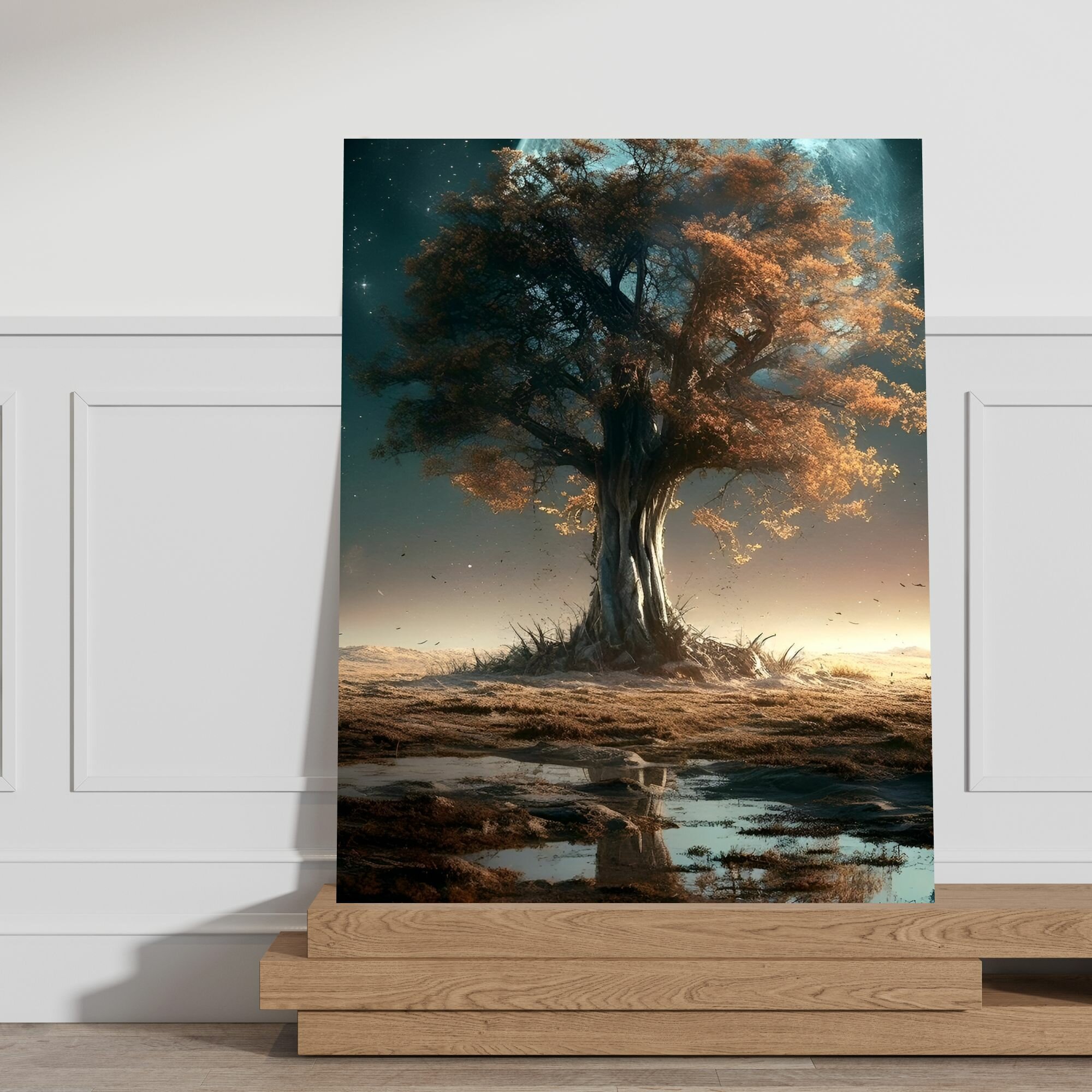 Картина на стену "Полная луна" 50х70см 1шт.