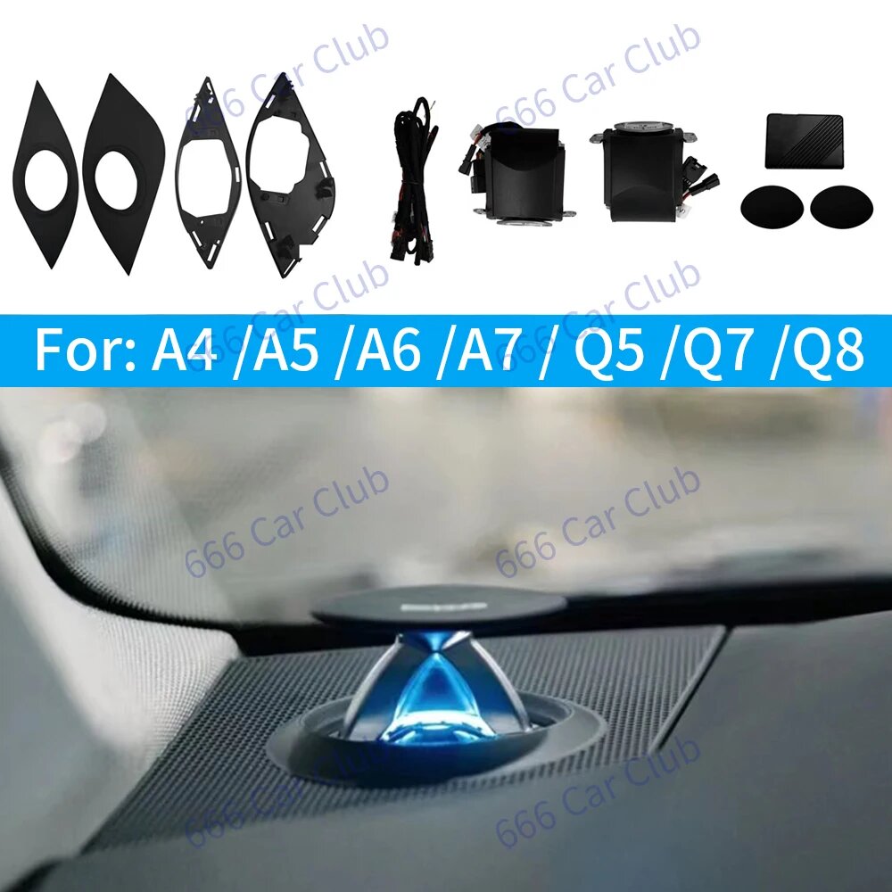 Audi A4 A5 A6 A7 Q5 Q7 Q8 C7 C8 B9 32 Цветные автомобильные приборы Электрический громкоговоритель A4 B8 2009-2016, Aftermarket Light