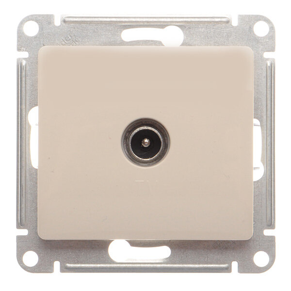 Механизм Glossa GSL000292 розетки TV проходной с/п бежевый Schneider Electric