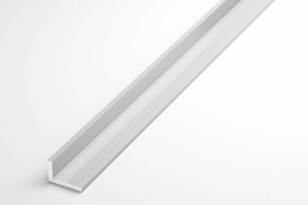 Уголок алюминиевый 15х10 мм 1,0 м анод. серебро Уп 03.1000.501л, 2шт