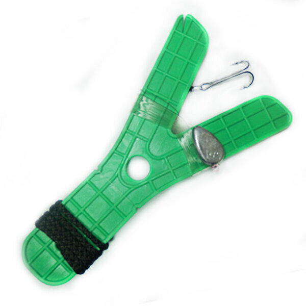 Жерлица-поставуха "Судак" оснащенная (леска 0,40 мм, длина 5 м, крючок двойник, грузик 18-23 гр)