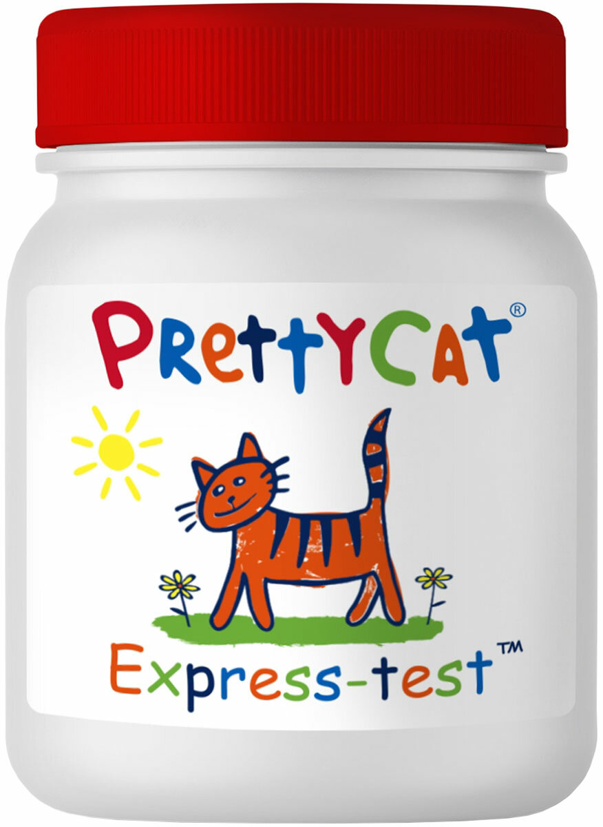 PRETTY CAT экспресс-тест на мочекаменную болезнь для туалета кошек (0,3 л)