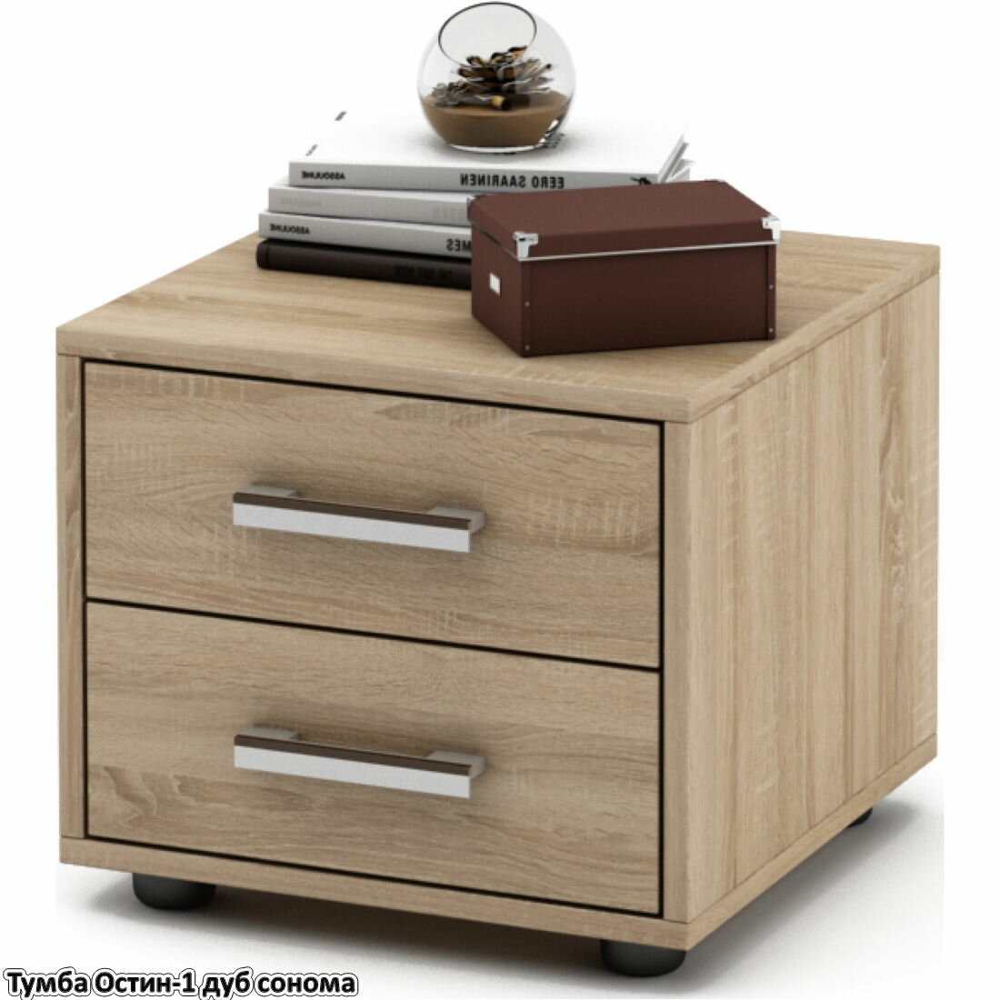 Тумба Остин-1 Дуб-сонома, ЛДСП, МФ Владимир VMF, 40х34,8х40 см.