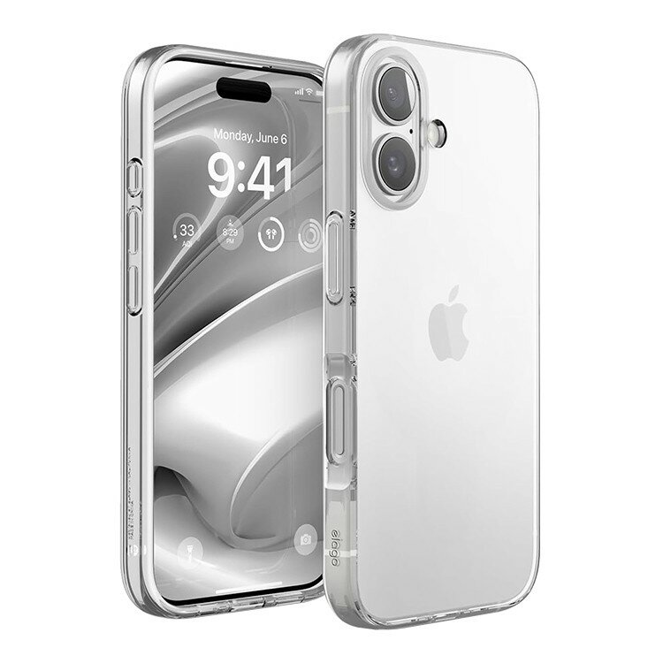 Elago прозрачный чехол для iPhone 16, HYBRID (pc/tpu), Clear