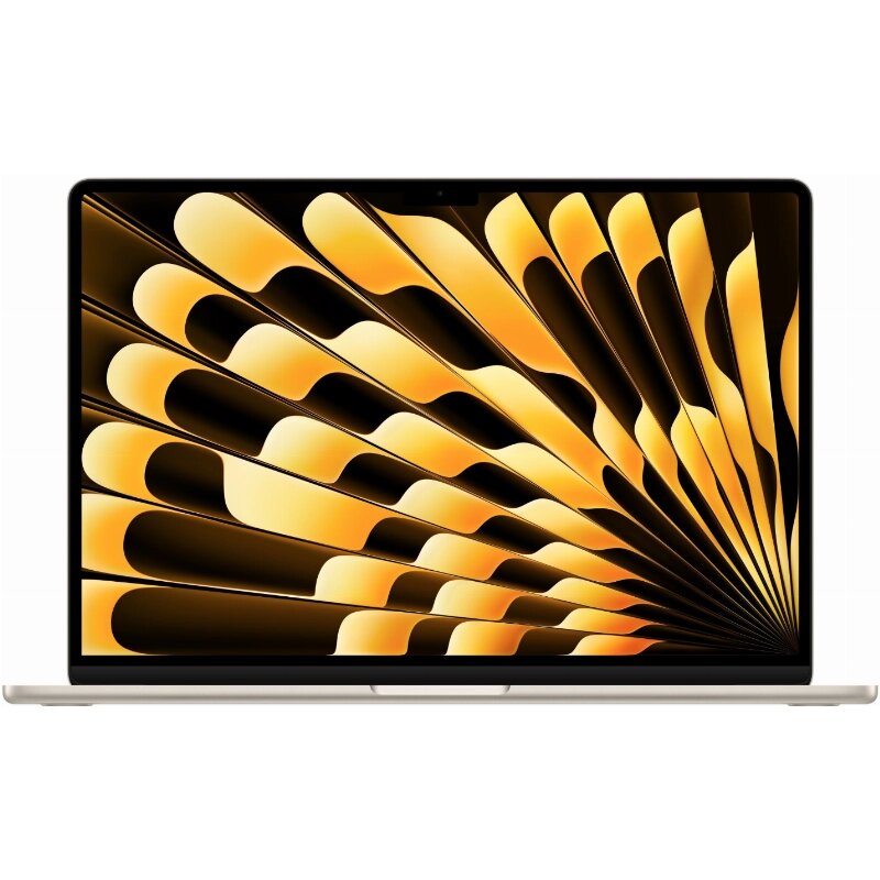 Ноутбук Apple MacBook Air 15" (M2 8C, 10C) MQKU3, 8/256 ГБ, Starlight, "сияющая звезда"