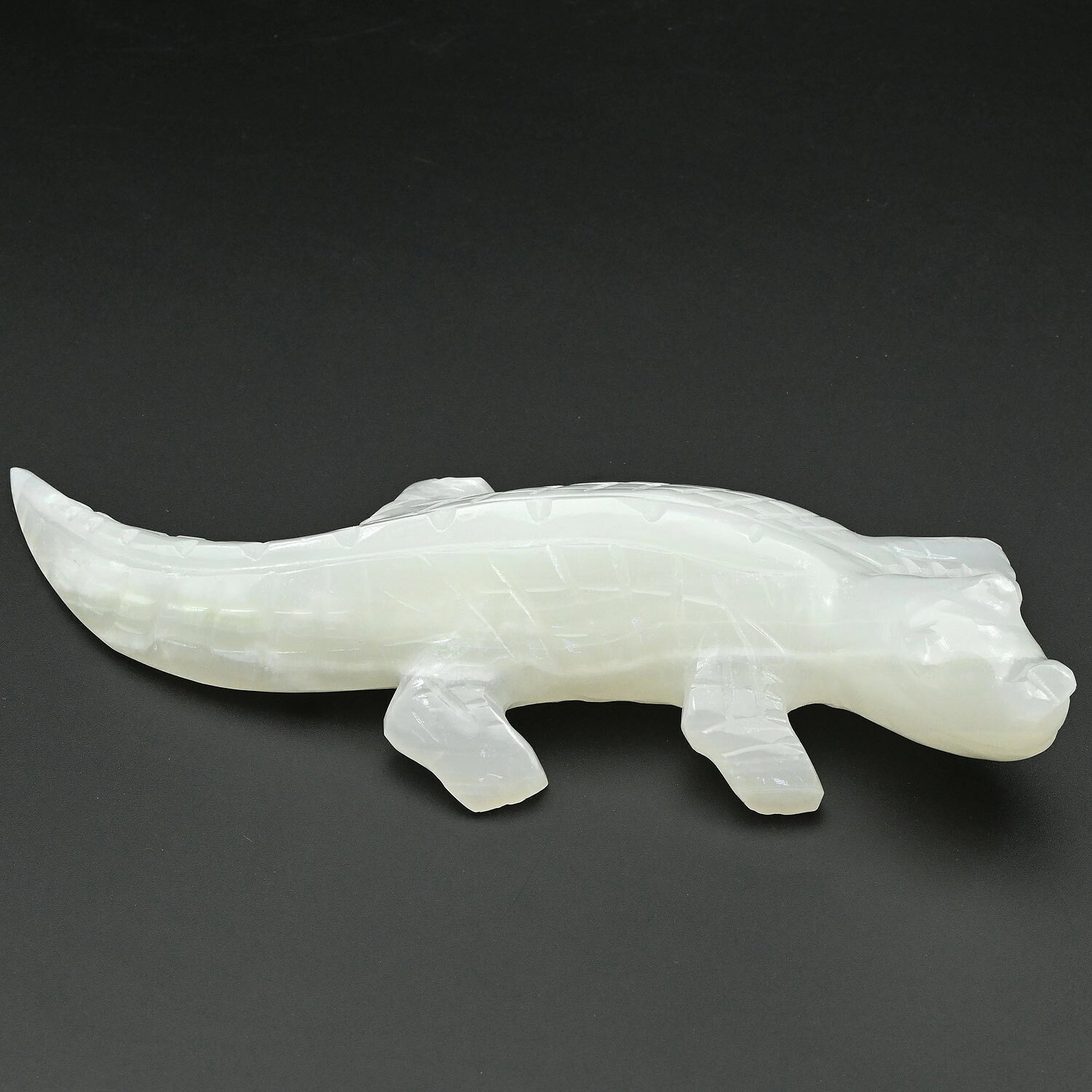 Крокодил из оникса №8 (215*75*35 мм) .