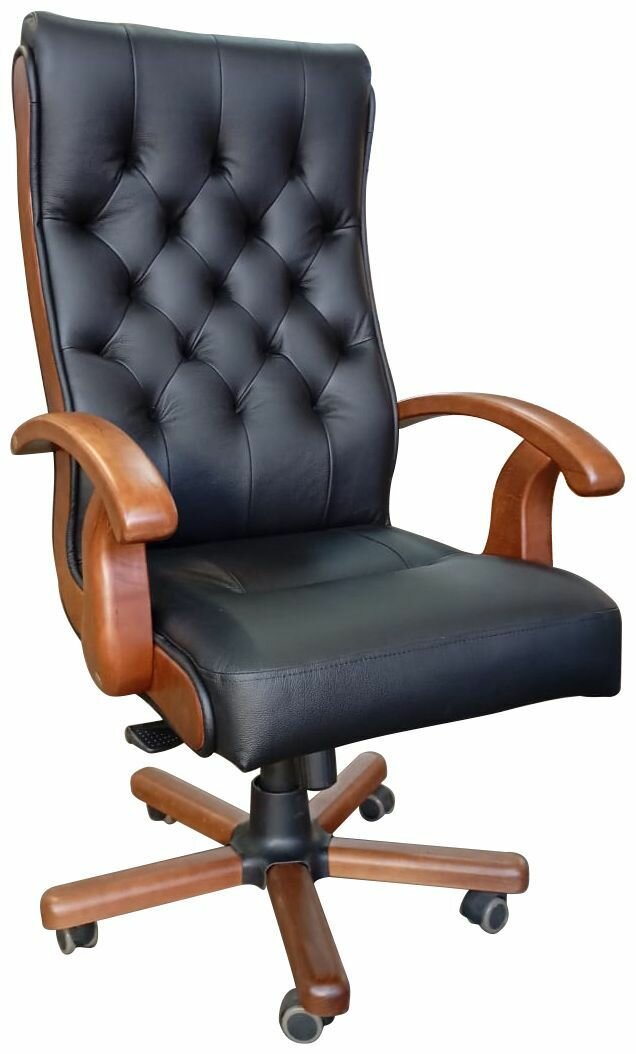 Честер ех натуральная кожа полностью Мадрас черный