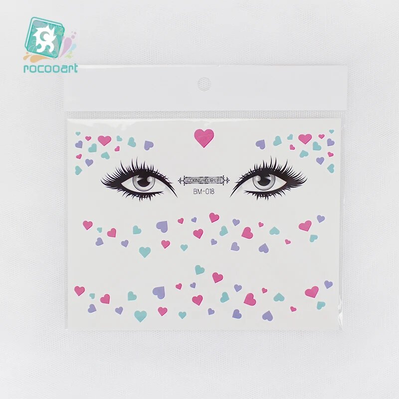 Временная татуировка Rocooart маленькие цветы BM-018