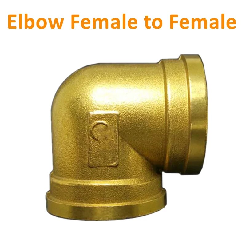 Медные фитинги латунные 1/8"-1" BSP 1/2", L Female to Female