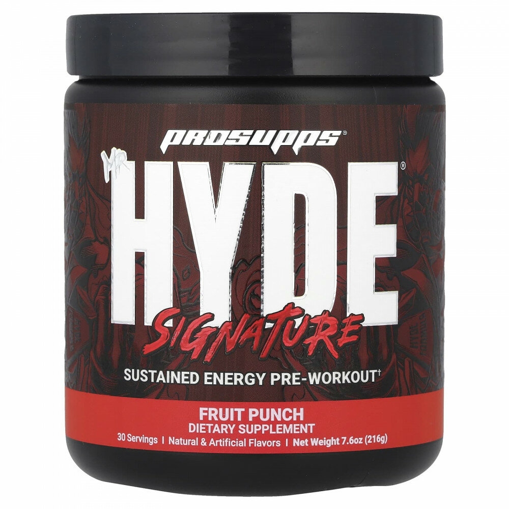 ProSupps, Mr. Hyde®, фирменный предтренировочный комплекс, фруктовый пунш, 216 г (7,6 унции)