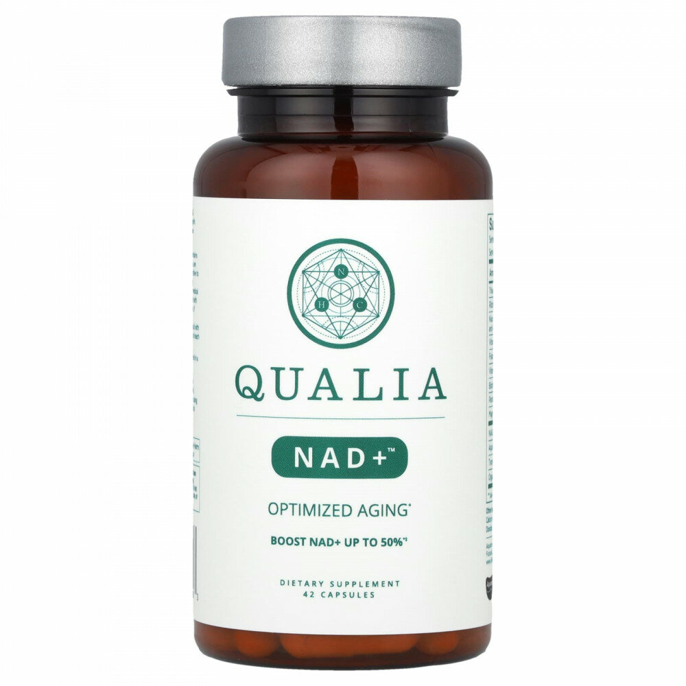Qualia, NAD+®, 42 капсулы