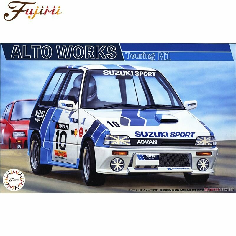Сборная модель Машинка Fujimi-04765 1/24 Suzuki Alto Works Touring N1 rally car car model kit