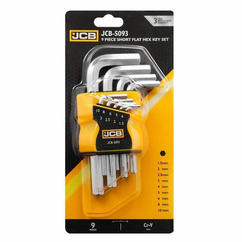 Набор ключей HEX 6-гранных Г-образных 9пр.