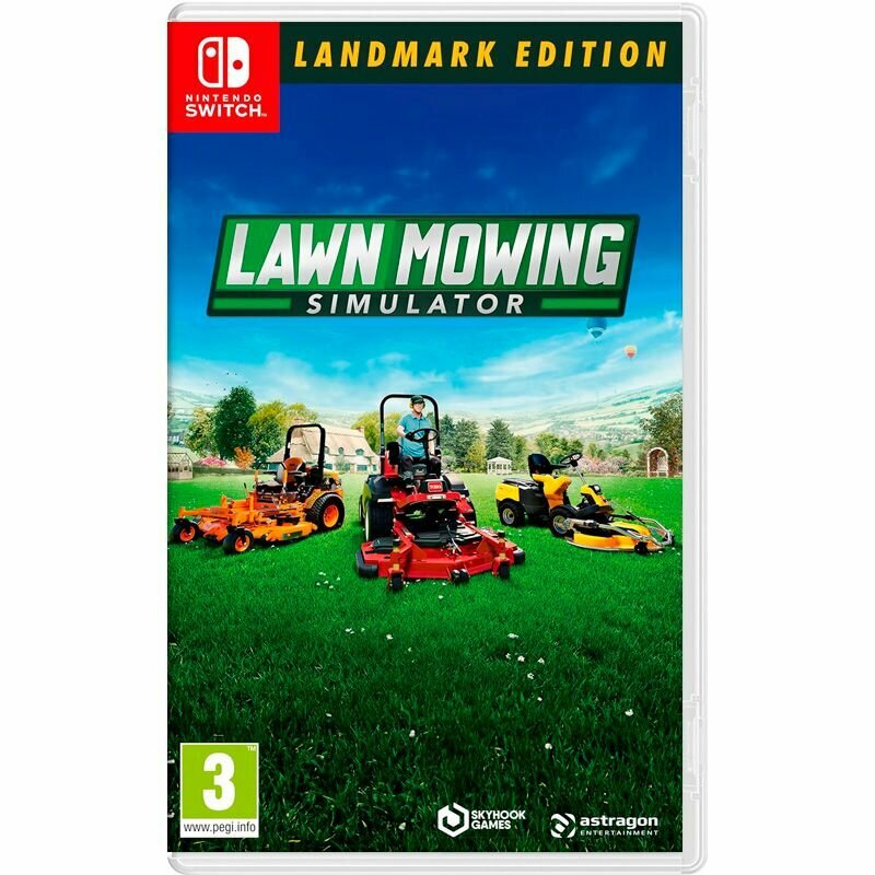 Игра Lawn Mowing Simulator. Landmark Edition (русские субтитры) для Nintendo Switch