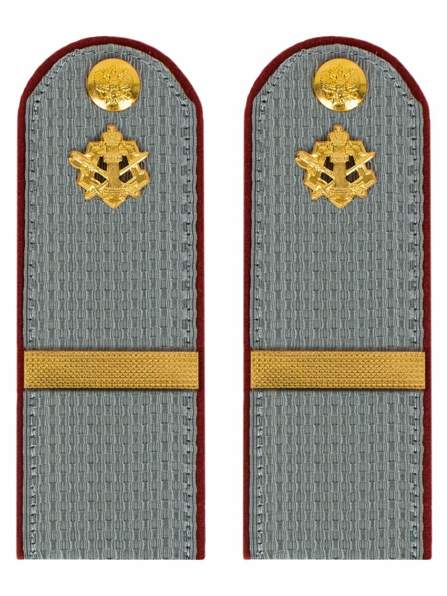 Погоны фсин серые на рубашку картон (в сборе) звание Ефрейтор 752014