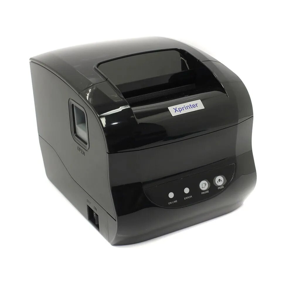 Термопринтер этикеток Xprinter XP-365B (USB) (1С Предприятие, Мой Склад, Excel, Word и другие) — фото 1