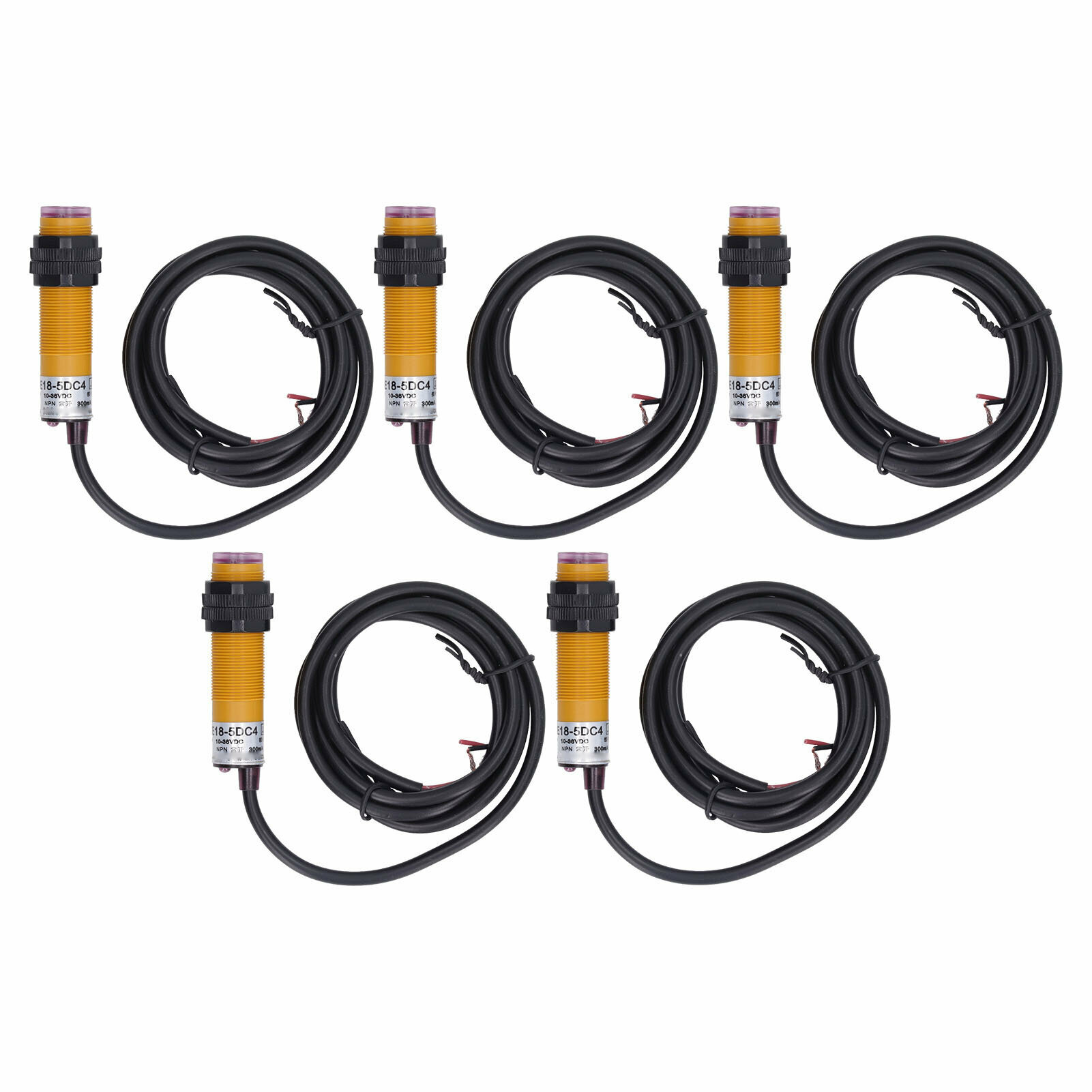 5 ИК-датчиков, NPN NO, предотвращение столкновений, 10 36 В