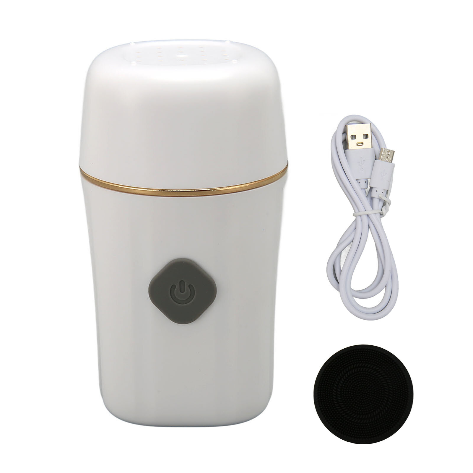 Щетка для очищения лица 2 в 1, электрический скребок для лица, перезаряжаемая от USB, мягкая силиконовая щетина, отшелушивающая очищающая щетка для кожи