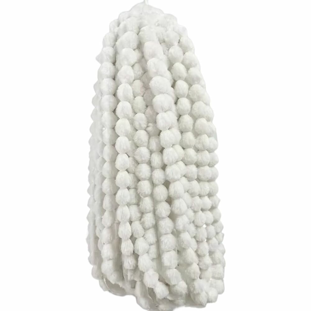 Лента из искусственного меха кролика, 1 м, ширина 3-4 см, для отделки одежды, шапок и аксессуаров декор и рукоделие