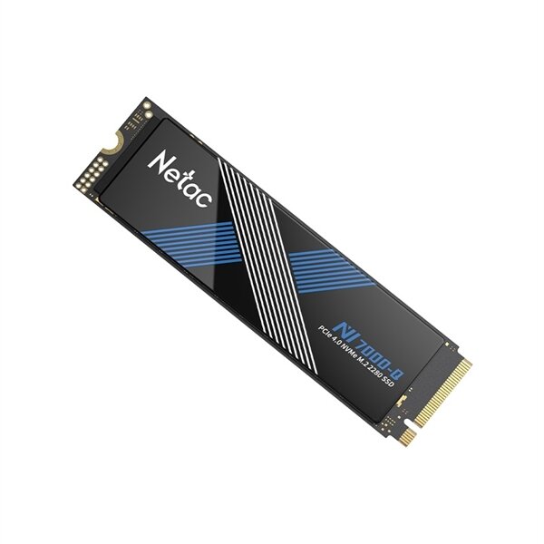 Накопитель SSD Netac 2Tb M.2 2280 NV7000Q, PCI-E 4.0 x4, 3D NAND, 7100/6200MBs, NVMe 1.4, 1280TBW, с радиатором