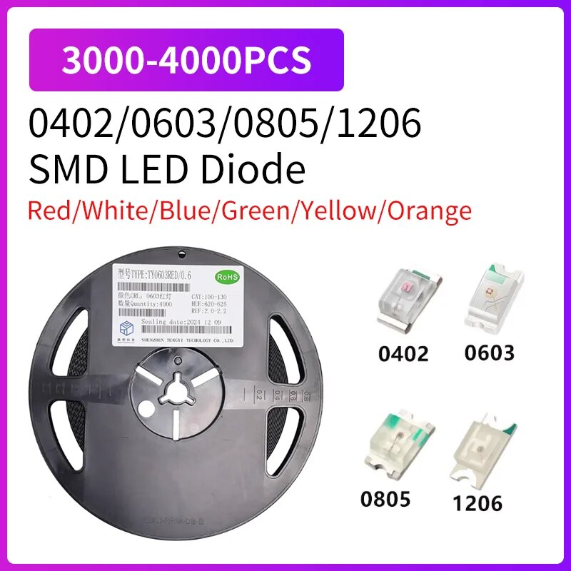 Светодиоды SMD 0805 White 3000PCS