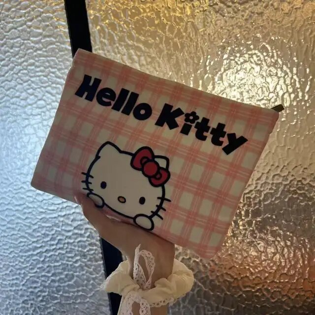 Новая стильная милая косметичка Kitty для макияжа и хранения, на выход