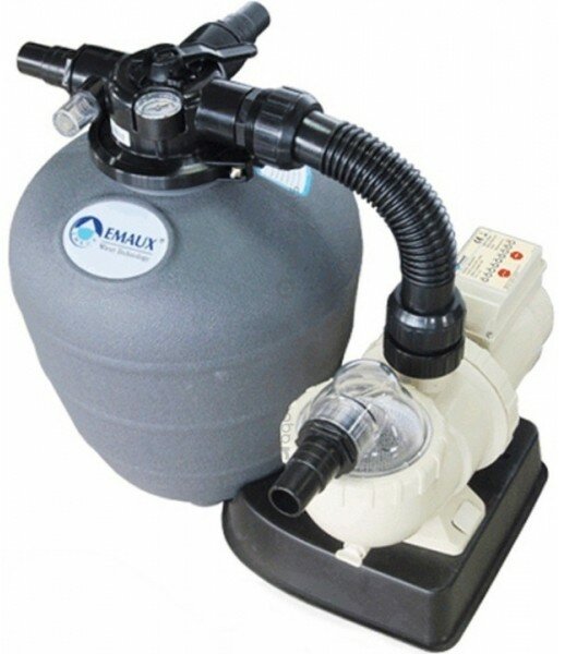 Фильтровальная установка (330мм 8 м3/ч) (верхнее подсоединение) с встроенным таймером Emaux FSU-8TP