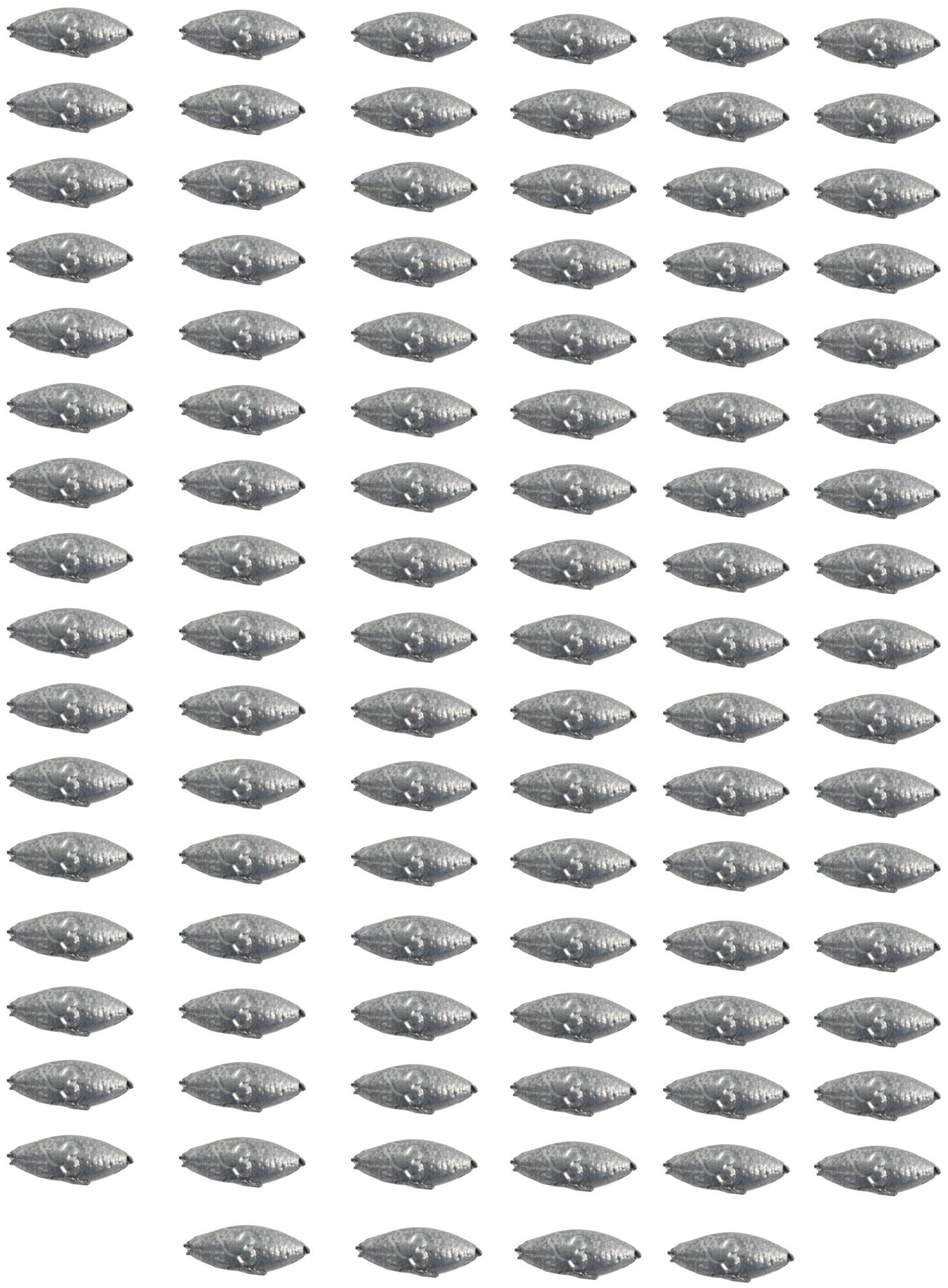 Грузило оливки скользящие 3 грамма 100 шт