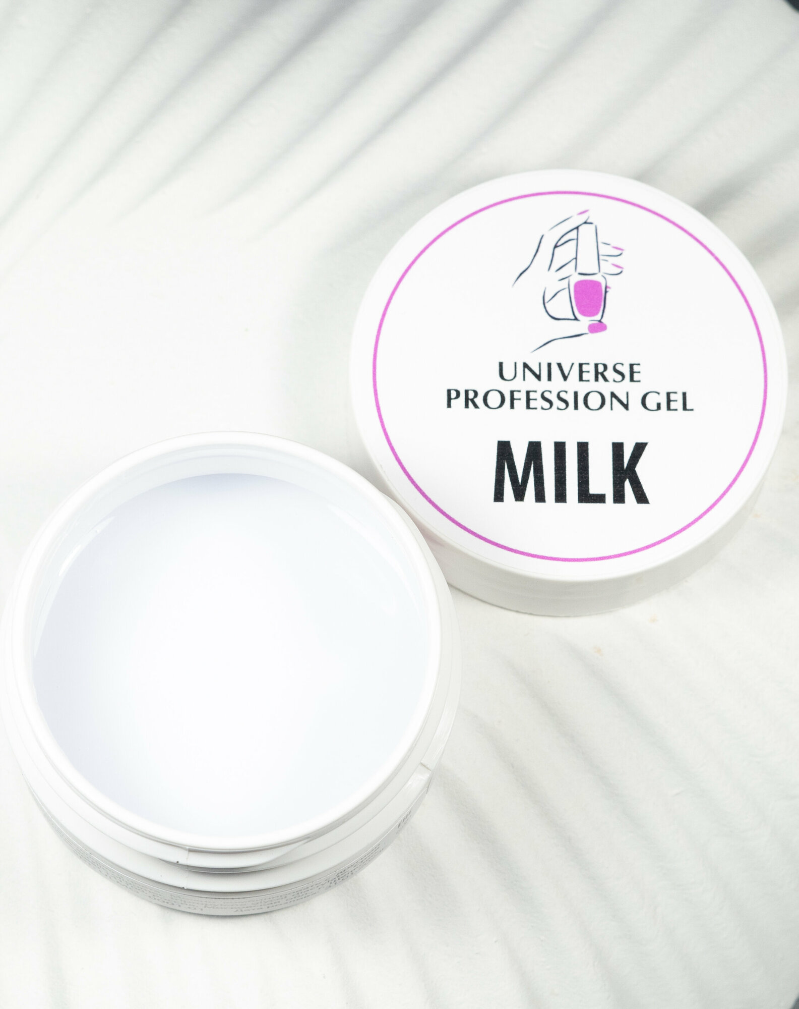 Гель Universe Profession Gel для моделирования ногтей MILK 50гр