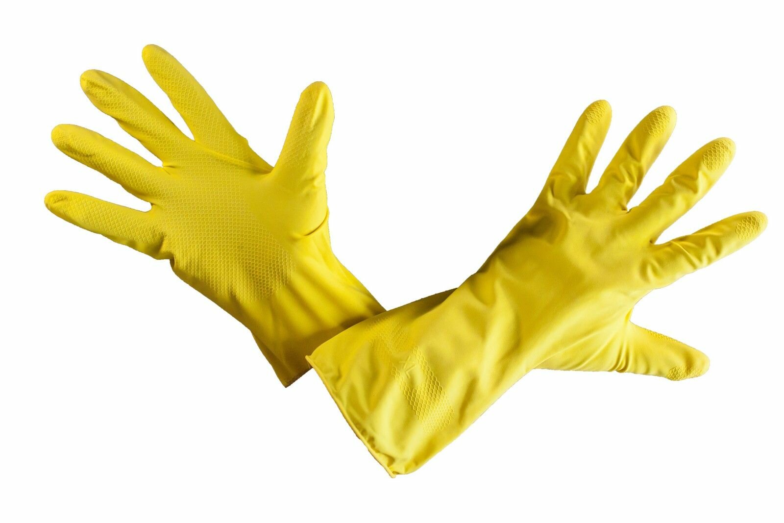 Libry Перчатки хозяйственные виниловые сверхпрочные размер M, 1 пара