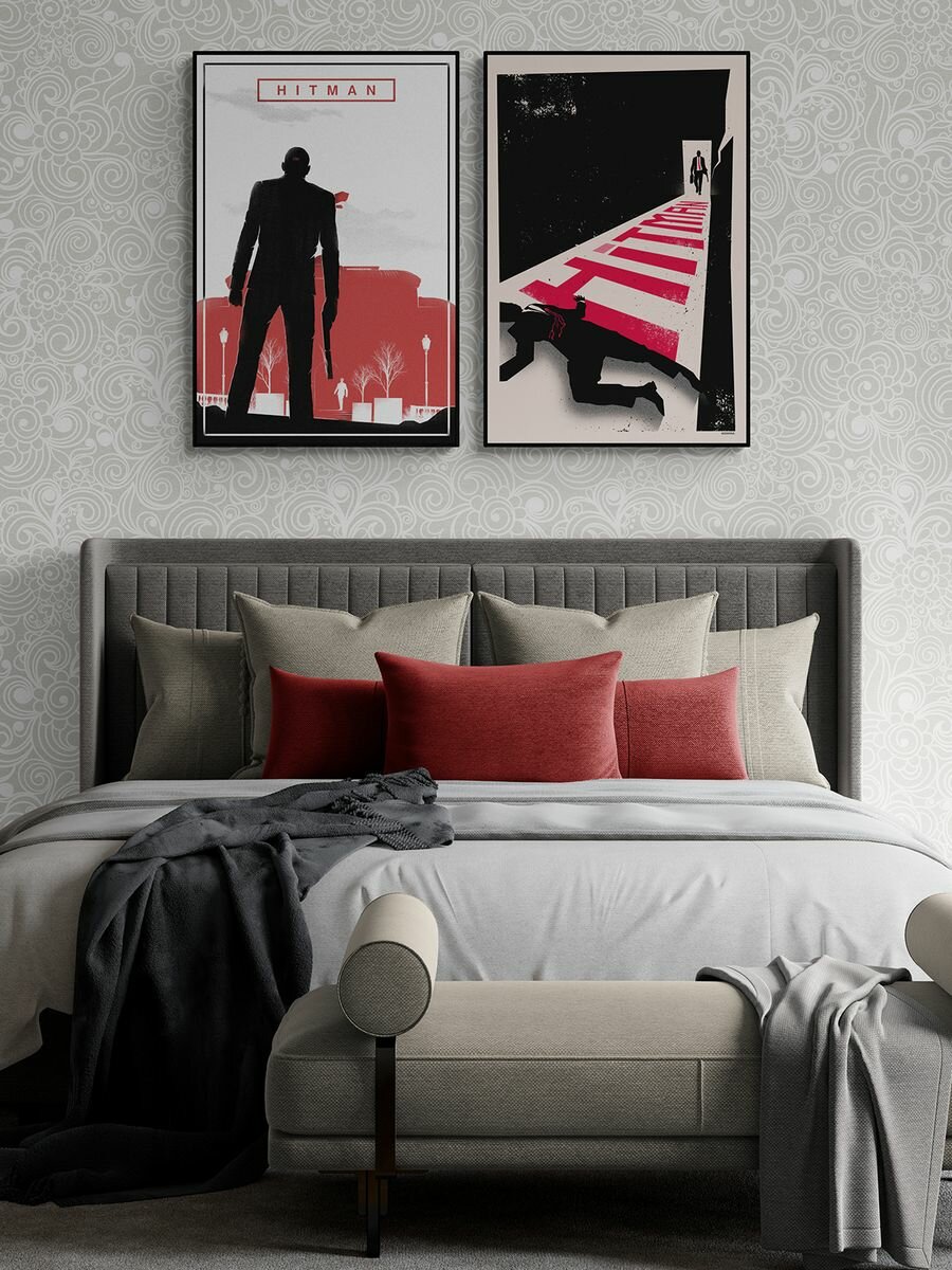 Набор из двух постеров Hitman. Тихое убийство