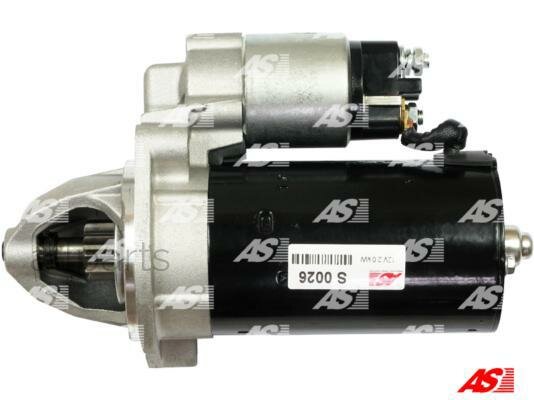 AS S0026 Стартер Mercedes-Benz C-Class 93-08 / E-Class 84-09 / M-Class 97-05 / S-Class 91-05 (2 kW/ Z=10/ BOS