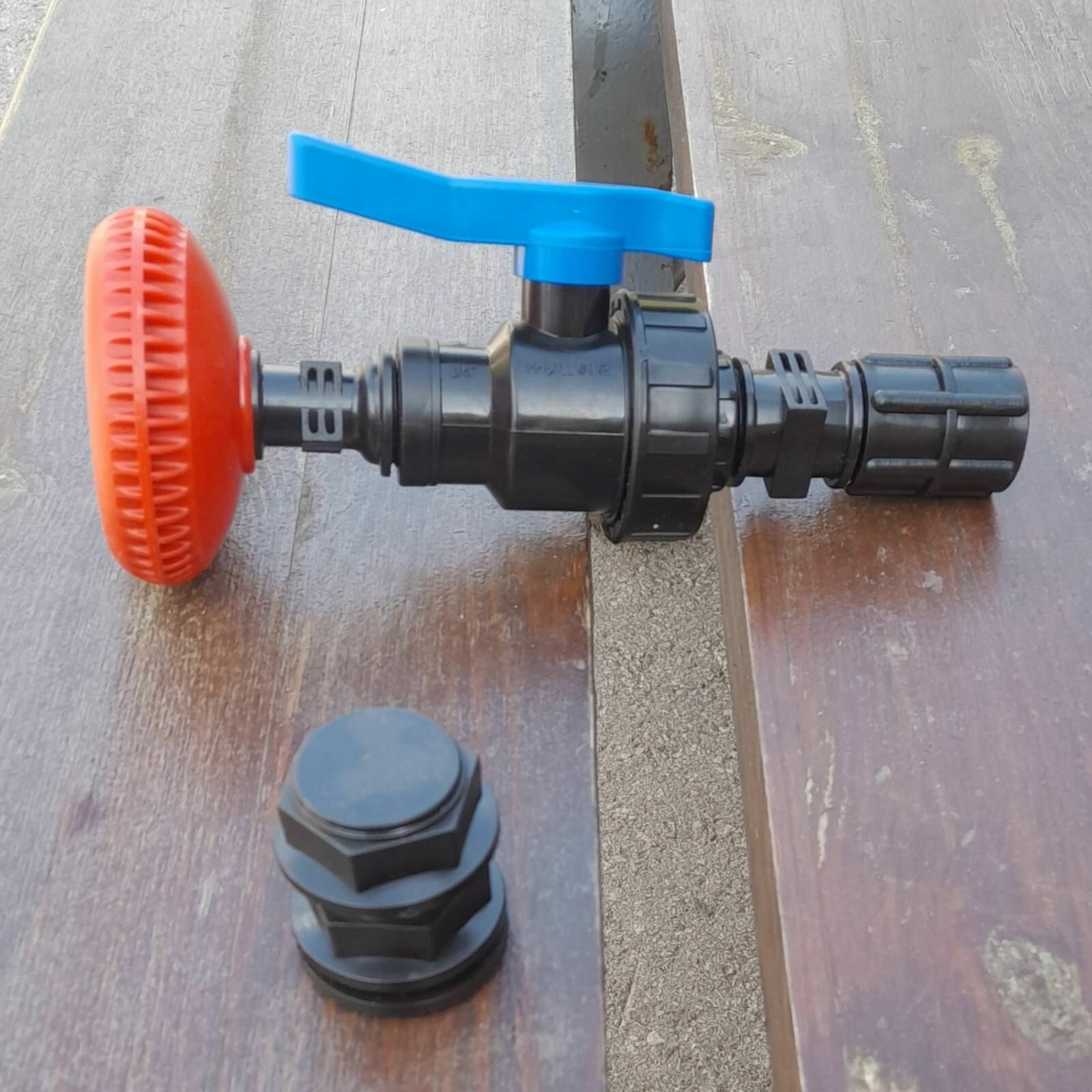 Лейка для летнего душа с краном / врезка 3/4 /