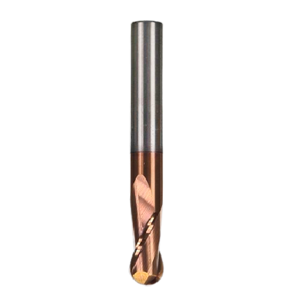 Фреза спиральная по стали круглый нос Z2 R=1.58 D=3.175x6x50 Rotis 144.0306502SR