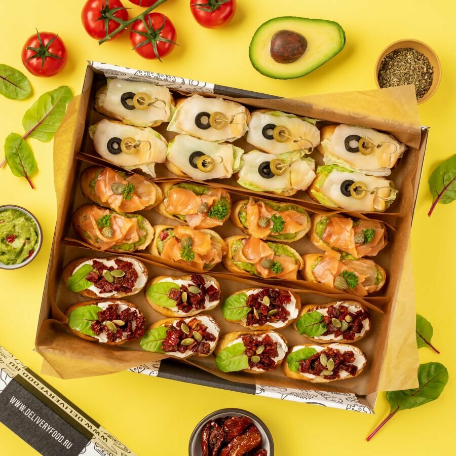 Бокс брускетт премиум #6