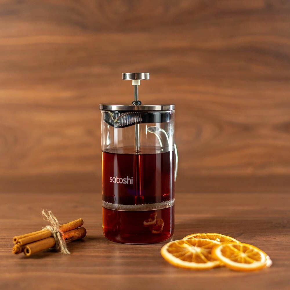 Френч-пресс, чайник заварочный 600мл , жаропрочное стекло.