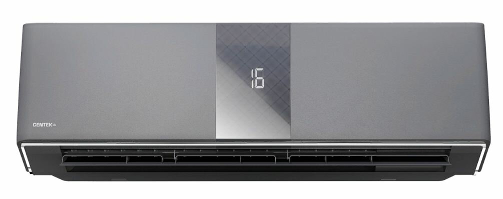 Кондиционер Centek CT-65G 10, 2950/3000Вт, до 29м2, серый/карбон, скрыт. диспл, EER-3.21, компрессор GMCC