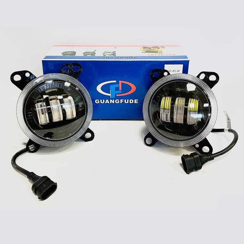 Фapа пpотивотуманная DAF 004 W 12V-24V DRL W/Y(DАF-B3-WY)