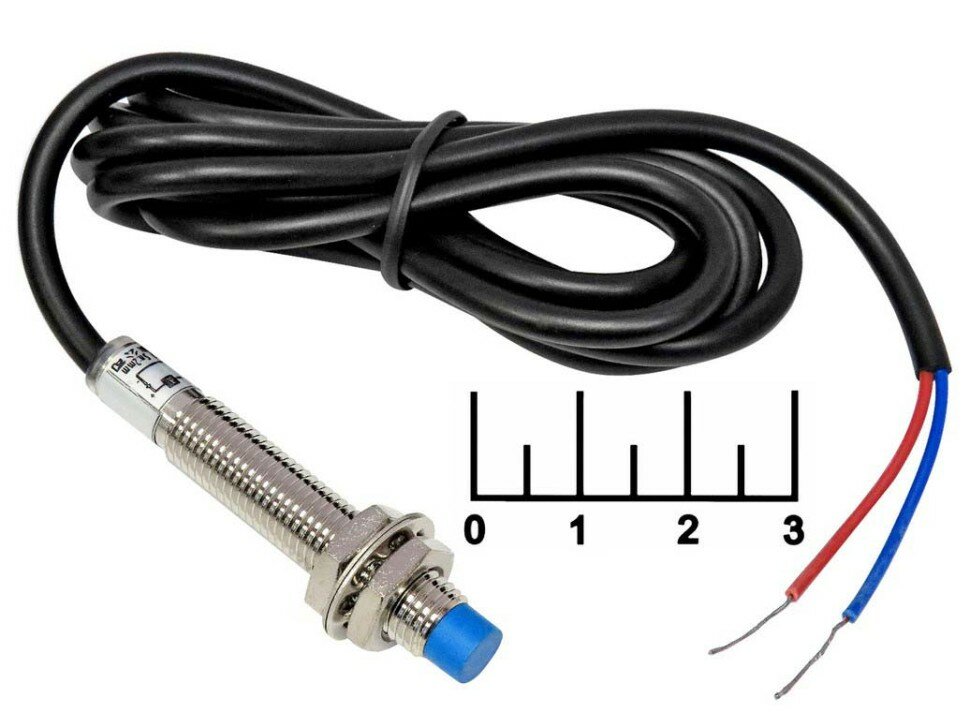 Индуктивный выключатель LJ8A3-2-Z/EX 6.36V 300mA NO 2-х проводный (2мм не встраиваемый) D-8мм