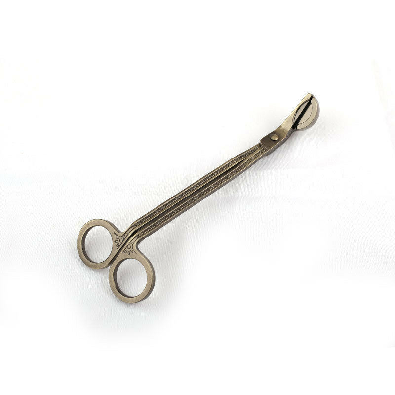 Ножницы для гашения свечей из нержавеющей стали, утолщенные, с полукруглой головкой, ножницы для фитилей свечей, инструменты для свечей, оптовая фабрика