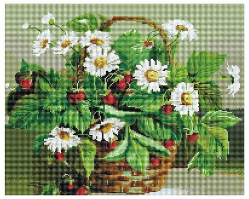 Алмазная мозаика Painting Diamond GF937, холст на подрамнике, квадратные стразы, 40x50 см