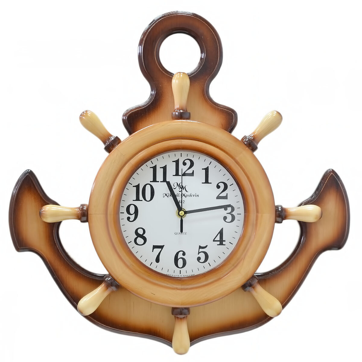 Часы настенные Михаил Москвин "Якорь 02.8А22"