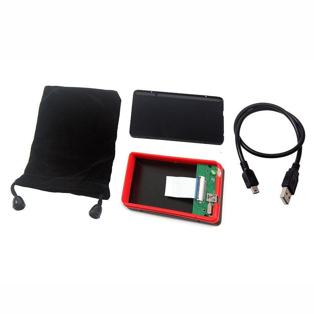 CE to USB2.0 MINI 5PIN HDD External Hard Drive SSD Convertor Enclosure Case ONLY