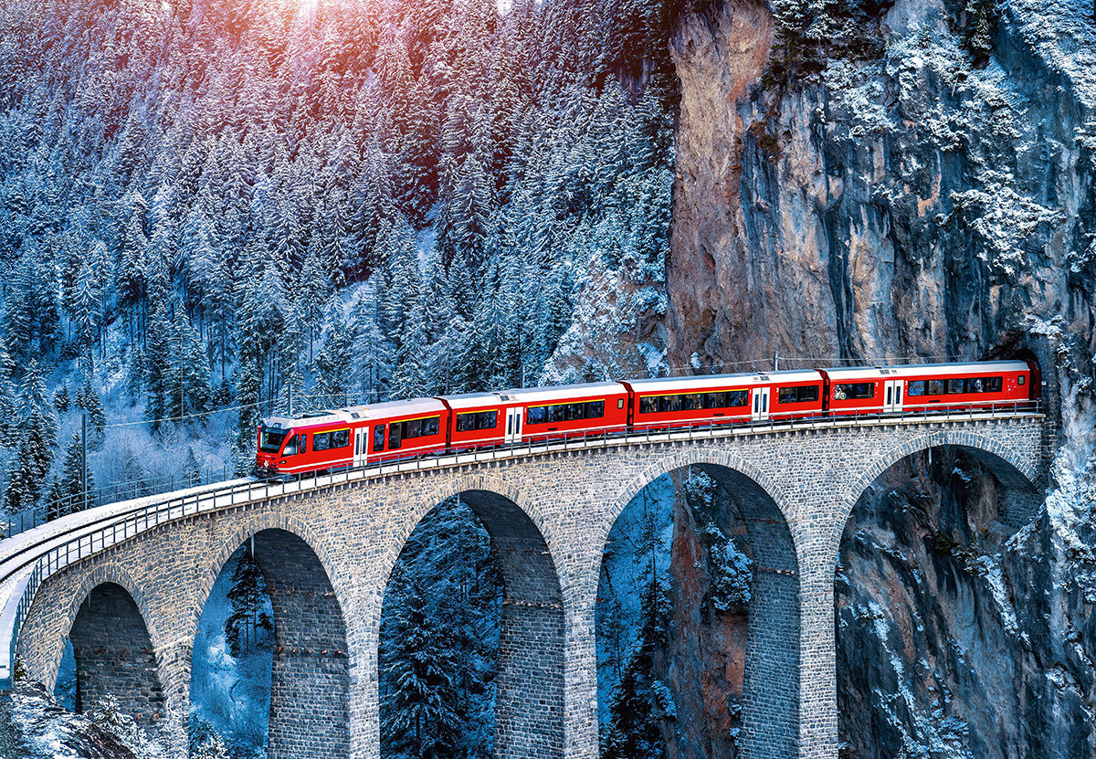 "Фрея" Пазл 2000 элемент. PZL-2000/28 Мост в снежном царстве