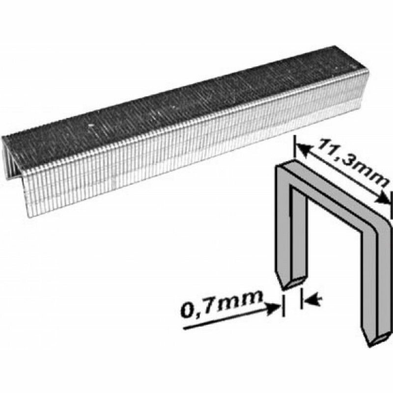 Скоба закаленная для мебельного степлера. 12мм (11,3х0,7мм). 1000шт