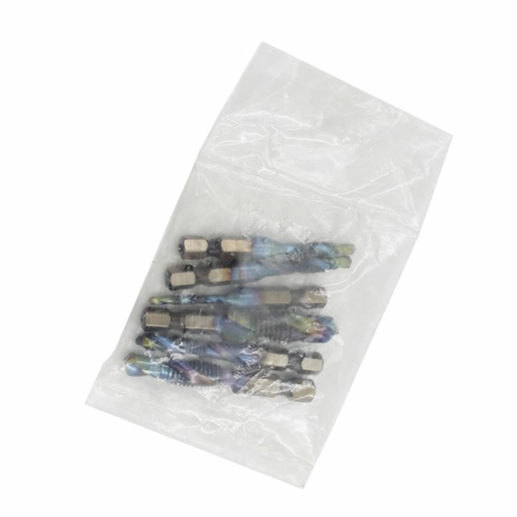 Набор титановых долот для отвертки с синим покрытием